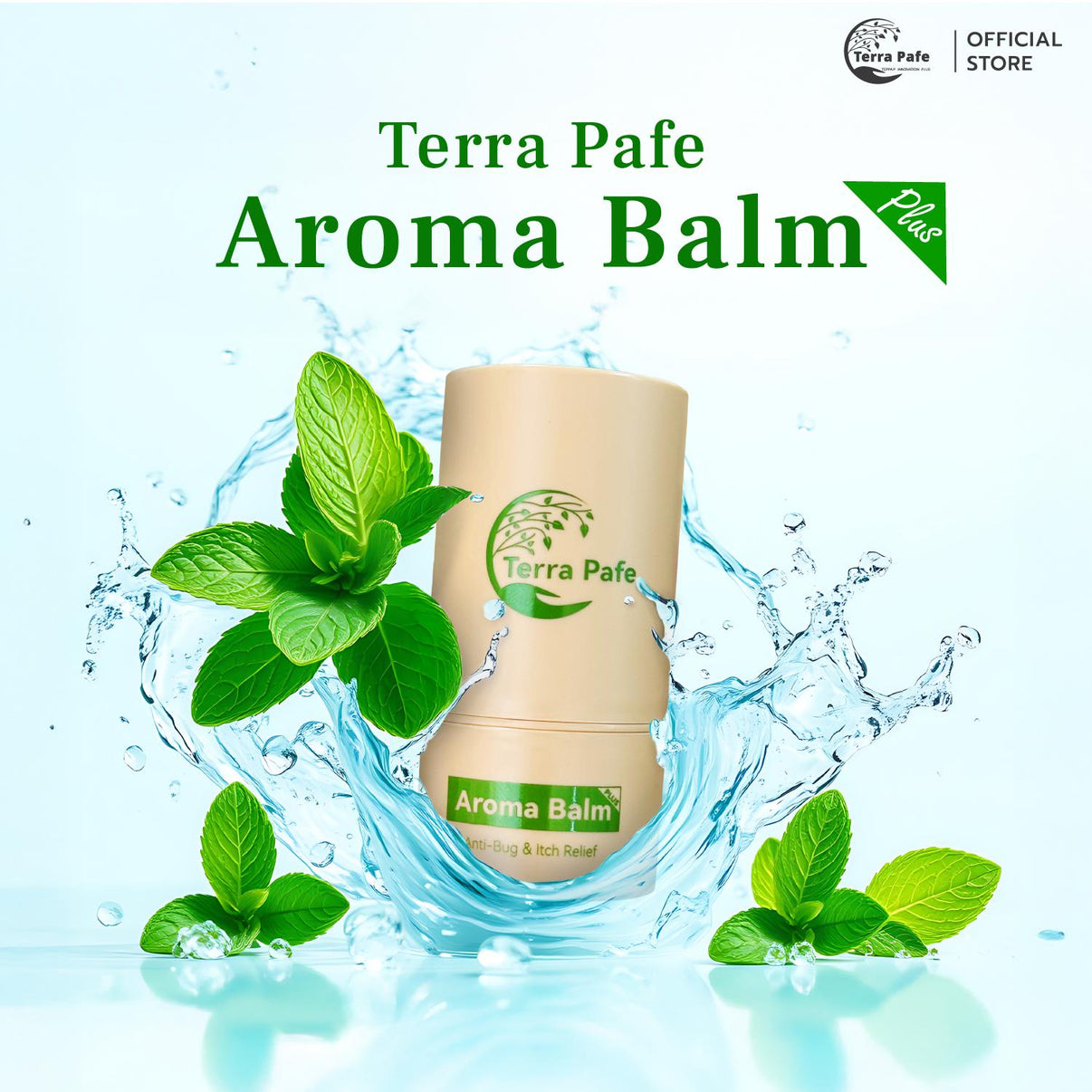 [หลอดใหญ่ 22 กรัม] Terra Pafe Aroma Balm PLUS บาล์มกลิ่นสดชื่น หอมกลิ่ – TerraPafe