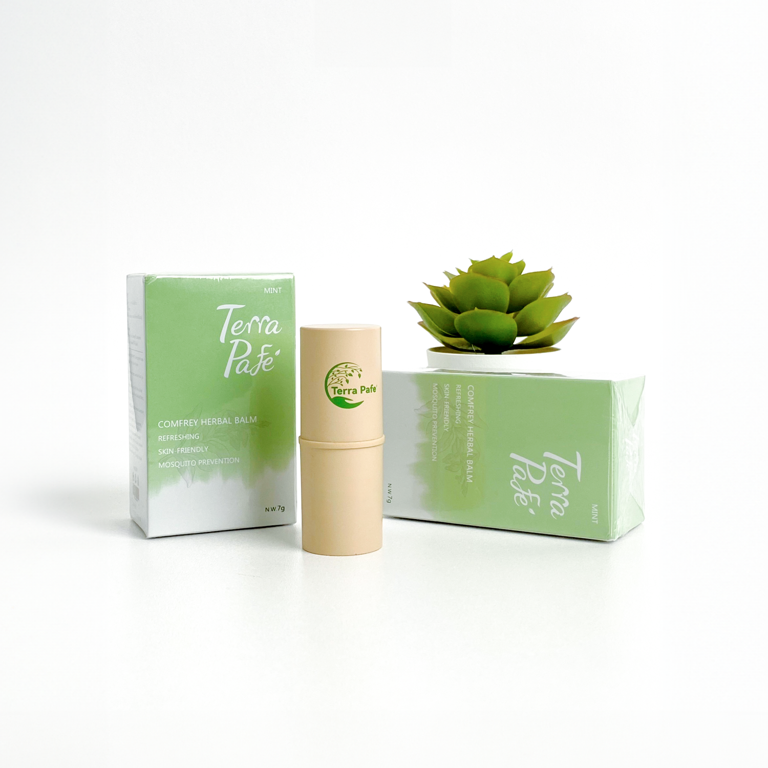 TERRA PAFE COMFREY BALM 7 g บาล์มสมุนไพร ขนาดพกพา ใช้ดมและทาในหลอดเดีย ...