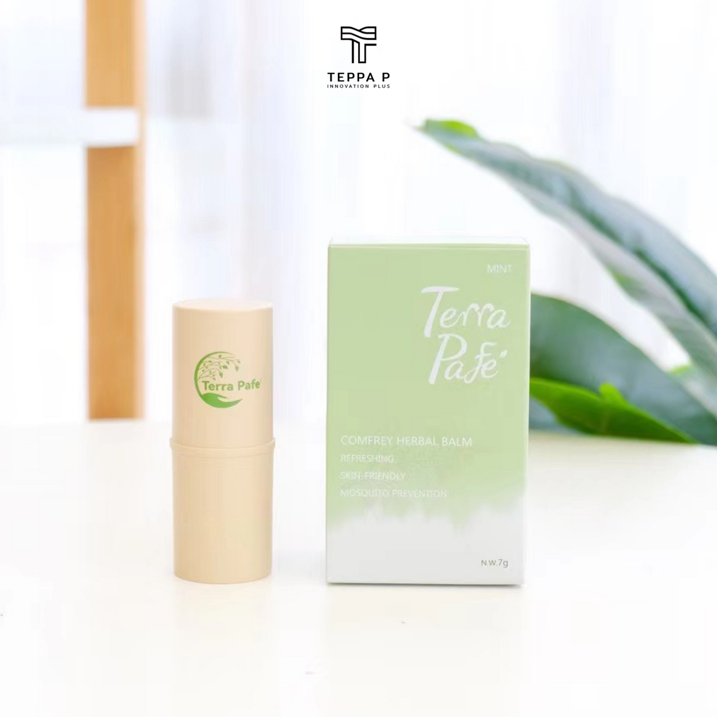 TERRA PAFE COMFREY BALM 7 g บาล์มสมุนไพร ขนาดพกพา ใช้ดมและทาในหลอดเดีย – TerraPafe